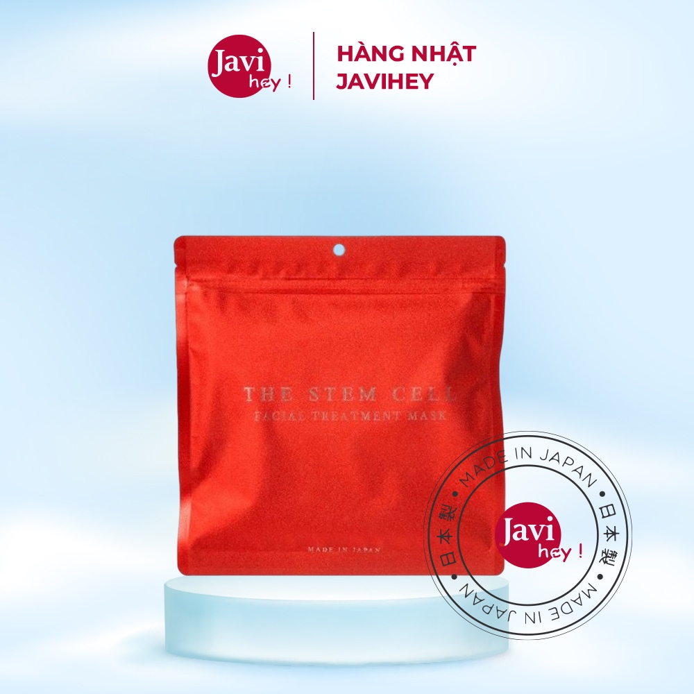Mặt nạ tế bào gốc The Stem Cell Face Mask cao cấp Nhật Bản 30 miếng màu đỏ | Shopee Việt Nam