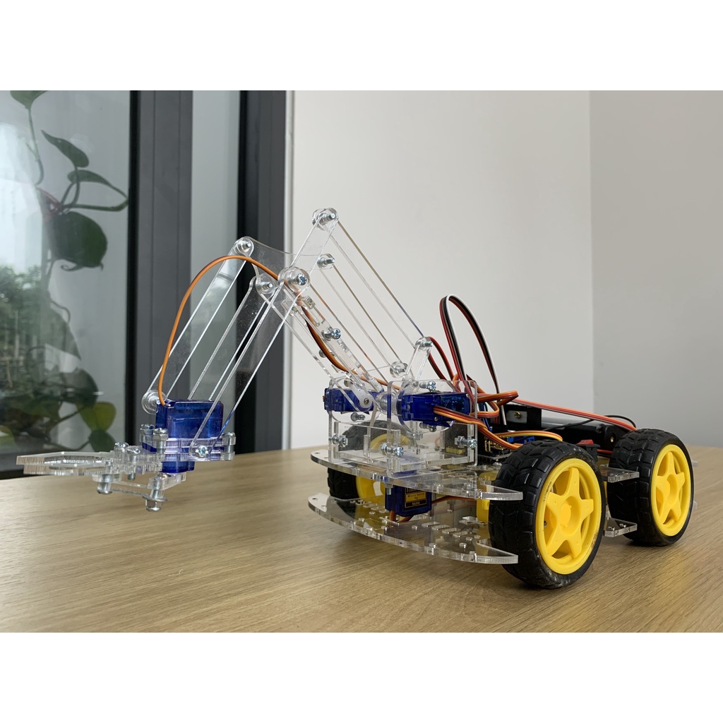 Khung xe - Xe 4 bánh điều khiển bằng Bluetooth dùng Arduino Nano ...