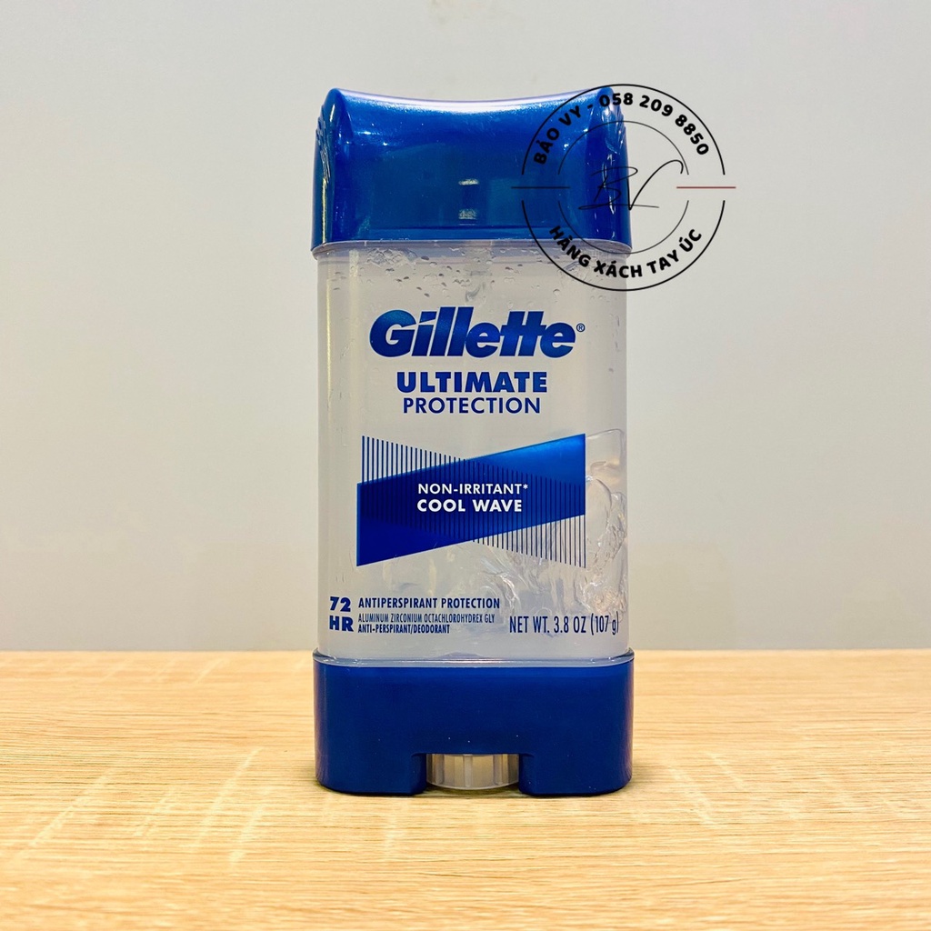 Sáp Khử Mùi Nam Gillette Ultimate Protection Cool Wave Antiperspirant ...