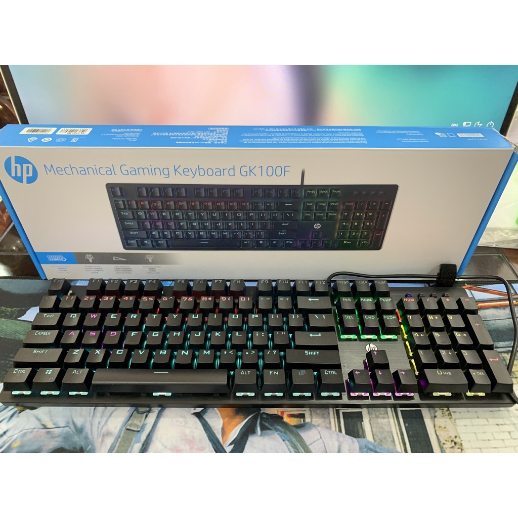 Bàn phím cơ blue switch HP GK100F cực chuẩn - 12 chế độ led tùy chỉnh ( Hàng New ) | Shopee Việt Nam