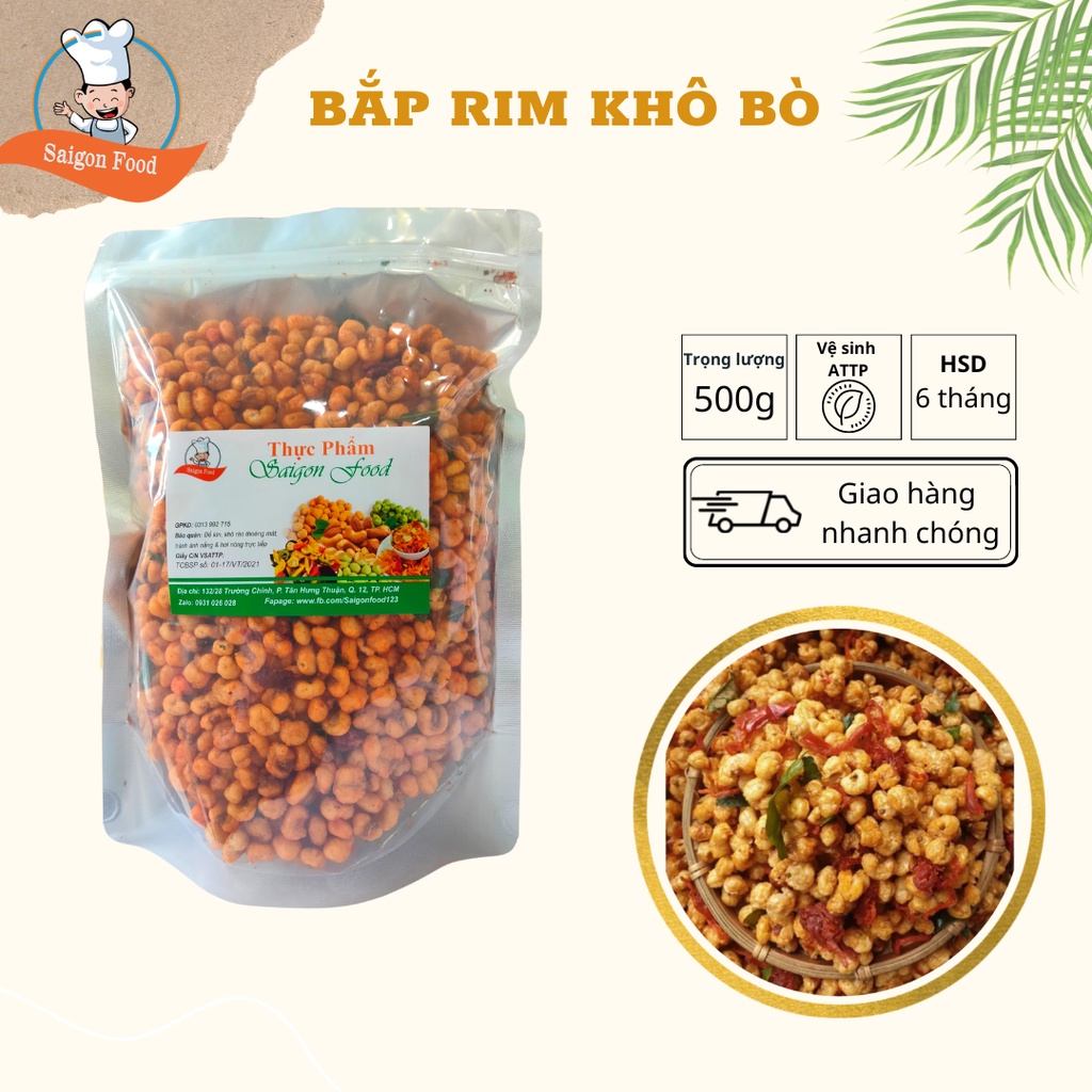 Bắp Rim Khô Bò Saigonfood 250g Shopee Việt Nam