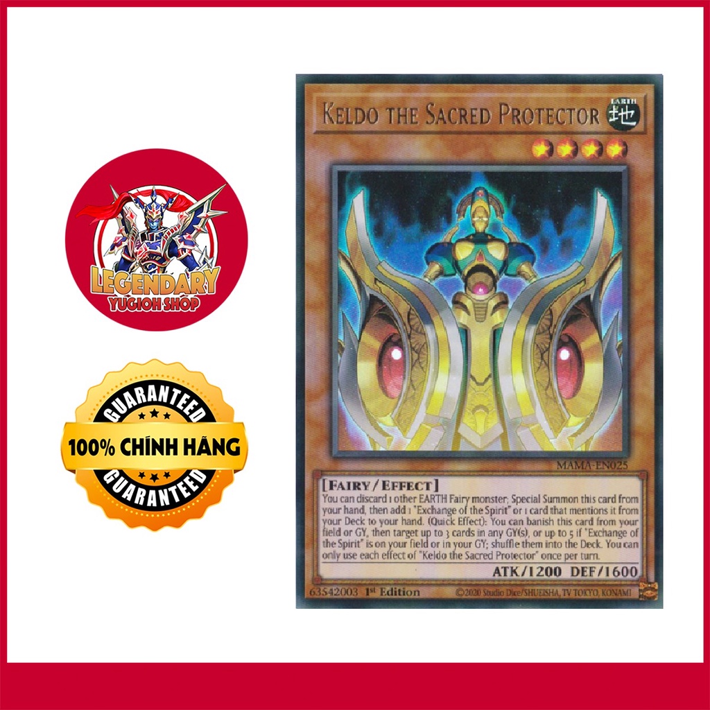 [Thẻ Bài Yugioh Chính Hãng] Keldo the Sacred Protector | Shopee Việt Nam