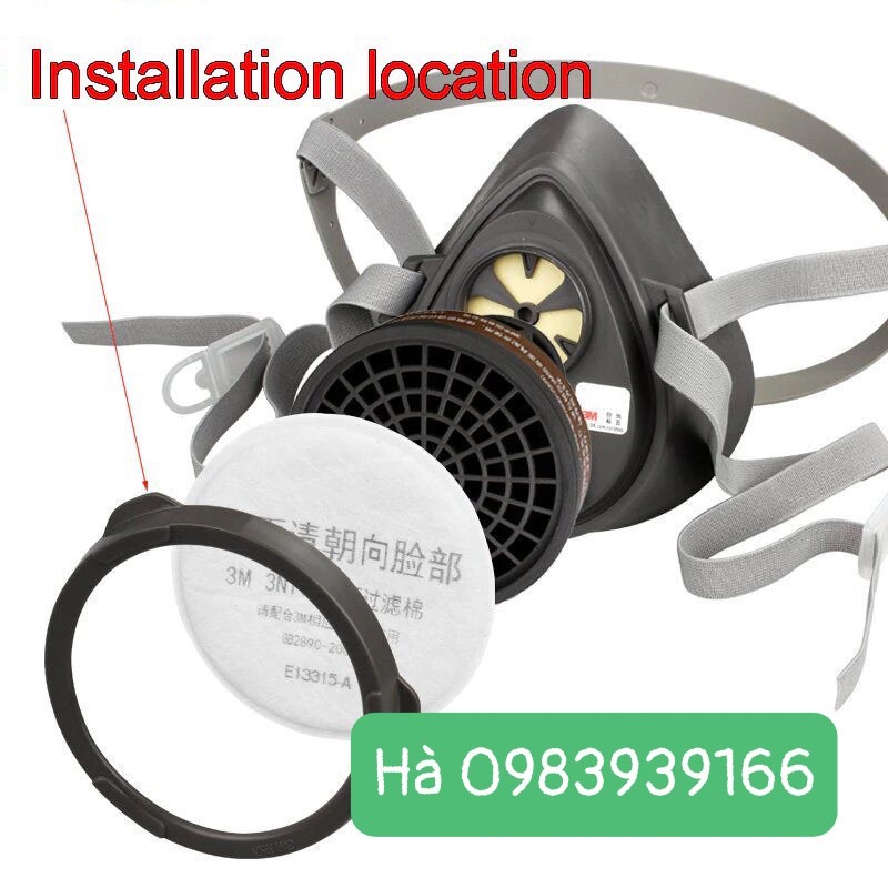 Nắp giữ 3M 385 để giữ bông lọc 3N11 dùng cho mặt nạ 3M 3200 | Shopee ...