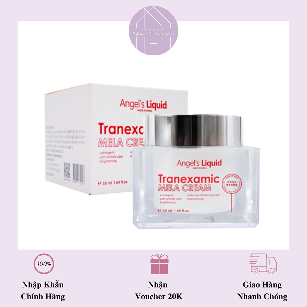 Angel's Liquid Tranexamic Acid Mela Cream - Kem Dưỡng Da Mờ Nám Chuyên ...