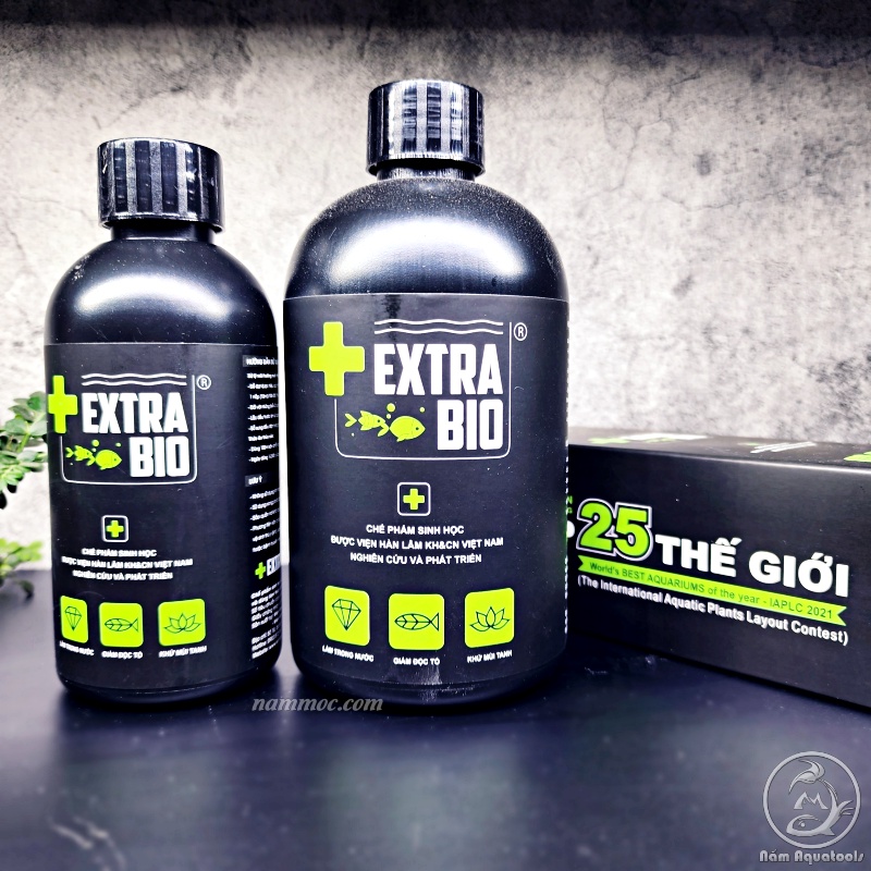 Vi Sinh EXTRABIO | Chế phẩm vi sinh Extra bio làm trong sạch nước, khử tanh cho bể cá cảnh, thuỷ ...
