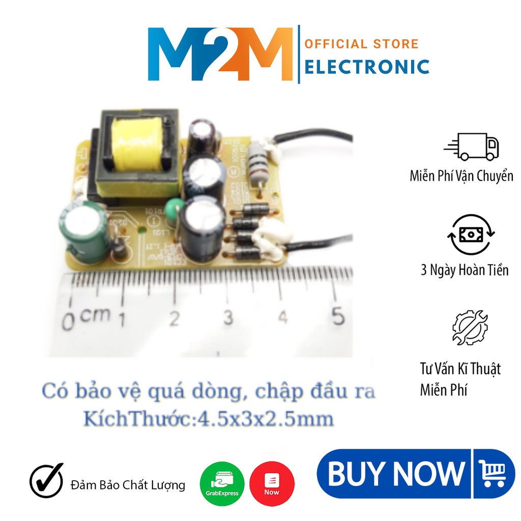 Nguồn Không Vỏ 5V0.5A 5V500mA 5V 500mA Panasonic dùng cho thiết bị điện ...