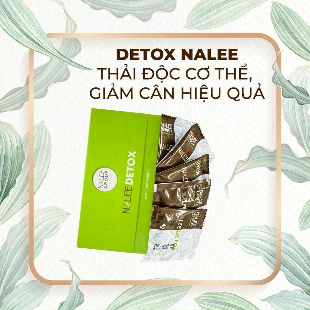 1 hộp DETOX, TỔNG 30 Gói Thải độc nalee, Tiêu Mỡ dextox hiệu quả, an ...