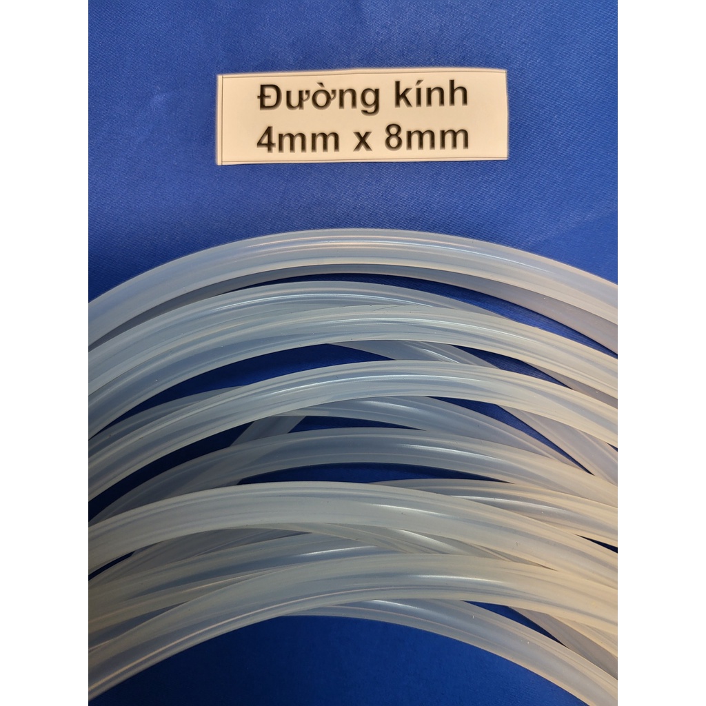 Ống silicon phi 4, kích thước 4x8 mm (đơn giá/1 mét) | Shopee Việt Nam