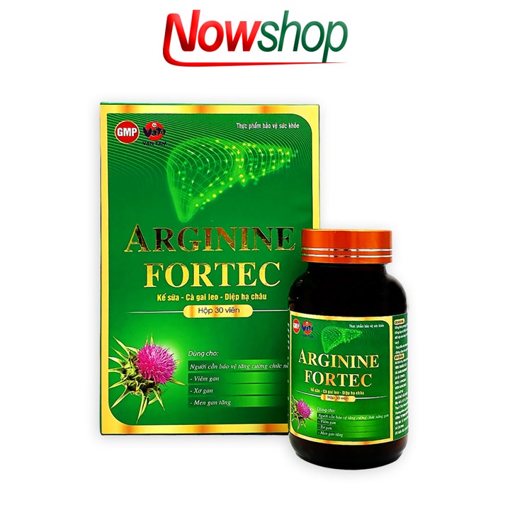Viên Uống Thanh Nhiệt Mát Gan Arginine Fortec Vạn Tam Chính Hãng Giảm ...