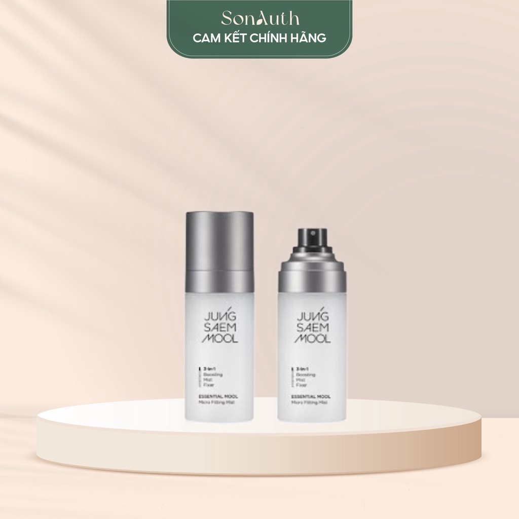 Xịt giữ makeup Jung Saem Mool 3-in-1 Essential Mool Micro Fitting Mist 55ml | Shopee Việt Nam