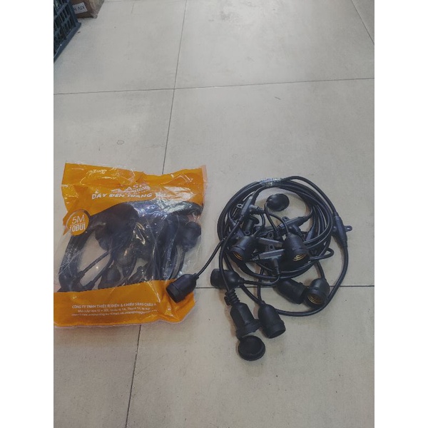 Dây liền đui E27 5m-10 đui, 10m-20 đui Asia( chính hãng) | Shopee Việt Nam