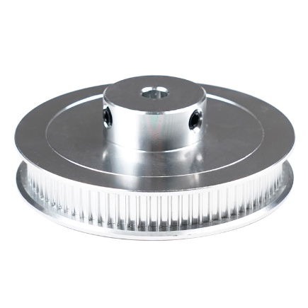 Puly GT2 bánh răng S2M 80 răng anot màu đen đỏ dùng với đai rộng 6mm ...
