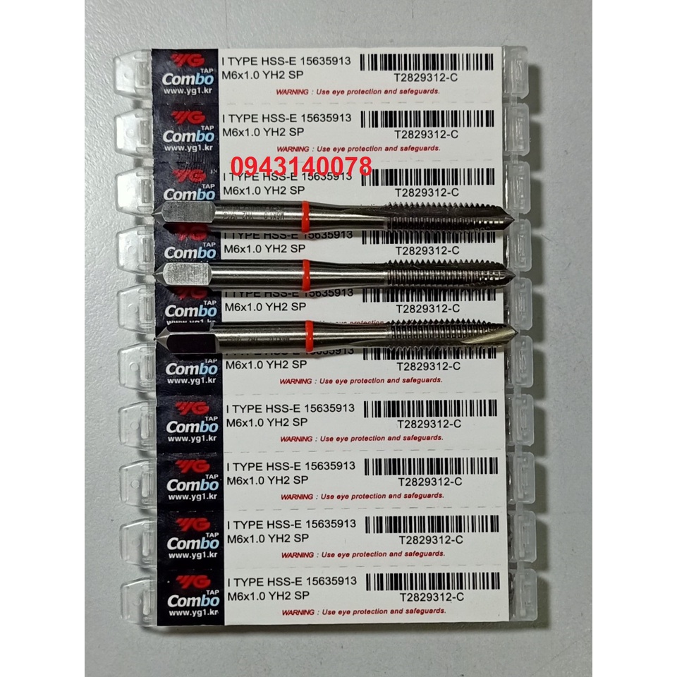 Mũi taro YG rãnh thẳng (trắng) chính hãng nhập khẩu Hàn Quốc. (M2 - M12) | Shopee Việt Nam