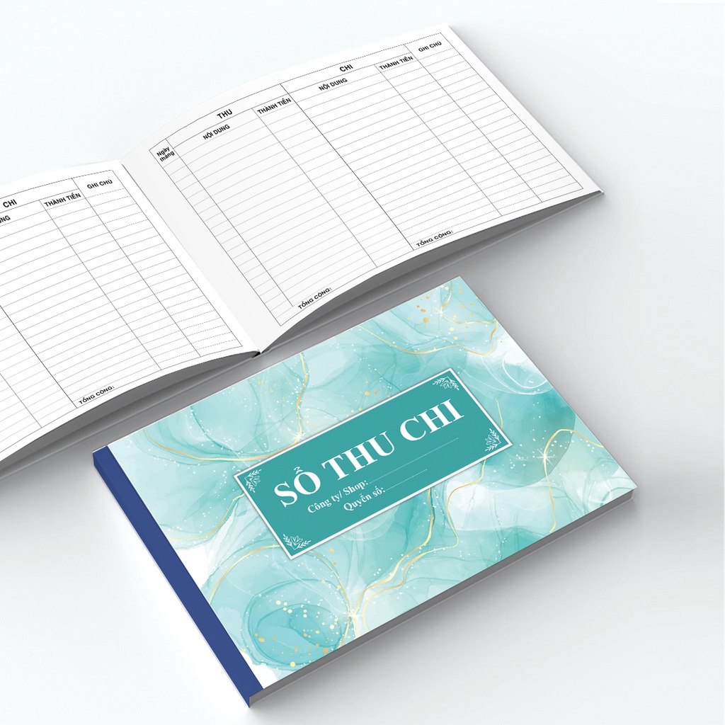 SỔ THU CHI - IN 2 MẶT - MẪU MỚI A4(ngang) | Shopee Việt Nam