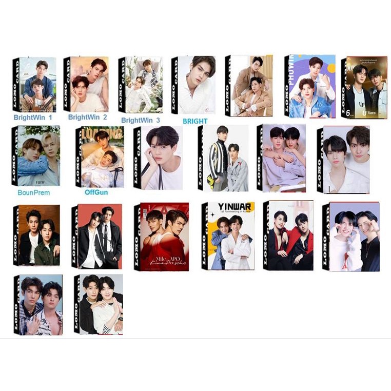 Hộp 30 lomo card BrightWin, Offgun, BounPrem, MileApo, BibleBuild ...