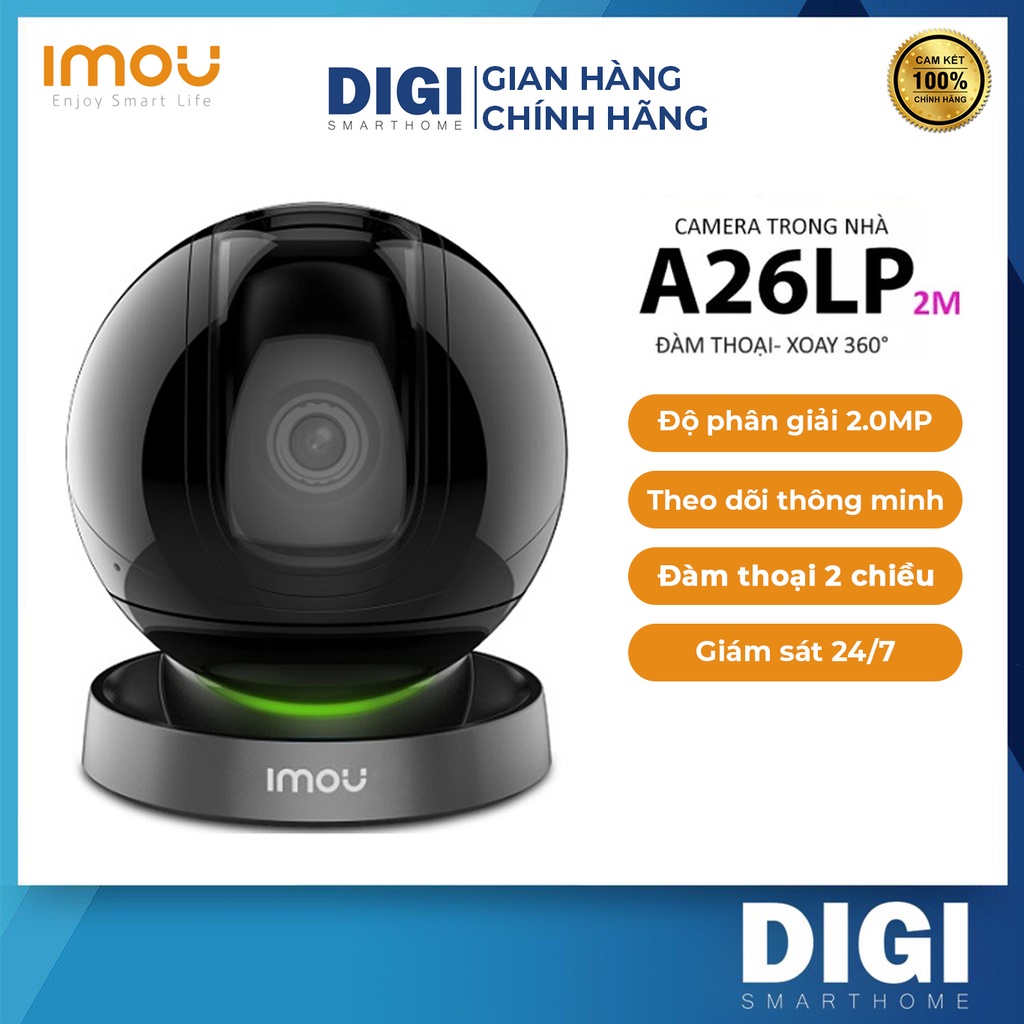 [FREESHIP] Camera Wifi IMOU A26LP 2M 1080p - Đàm Thoại 2 Chiều- Báo ...