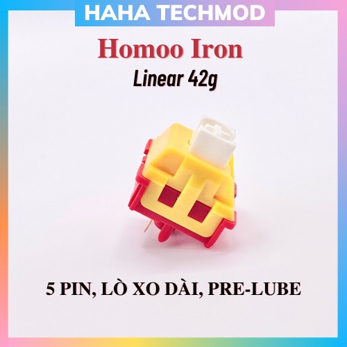 Switch Homoo Iron 5 Pin Lò Xo Dài | Công Tắc Bàn Phím Cơ | HAHATECHMOD ...