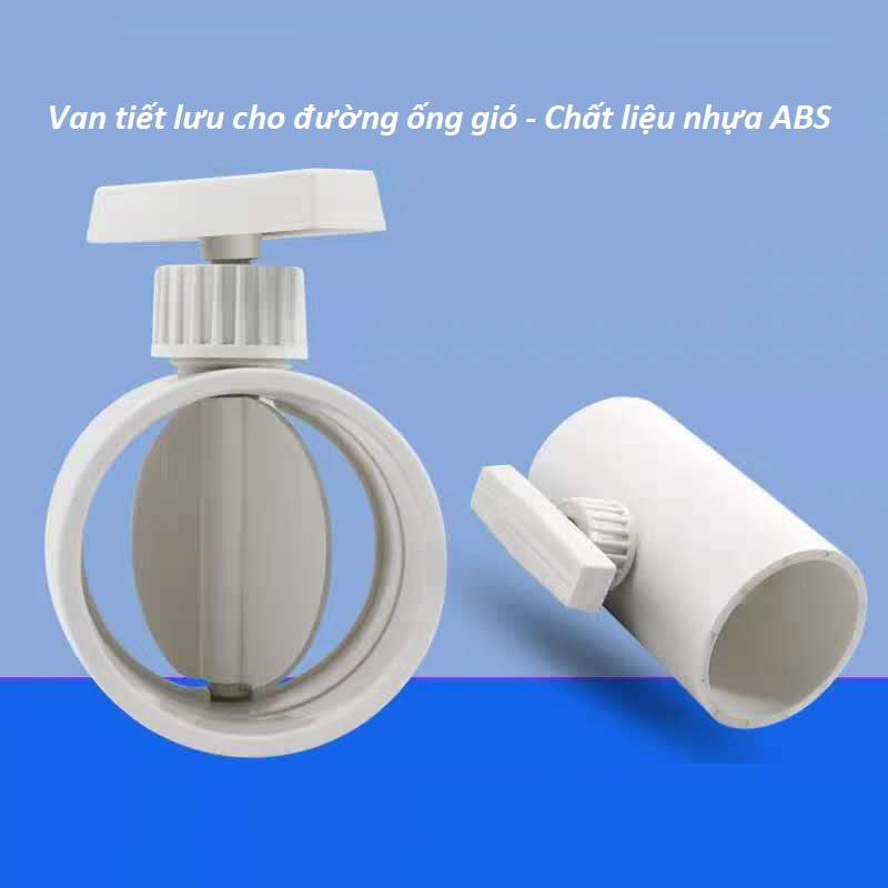 Phụ kiện cho máy hút mùi thông gió: Van chỉnh lưu lượng gió đường kính ...