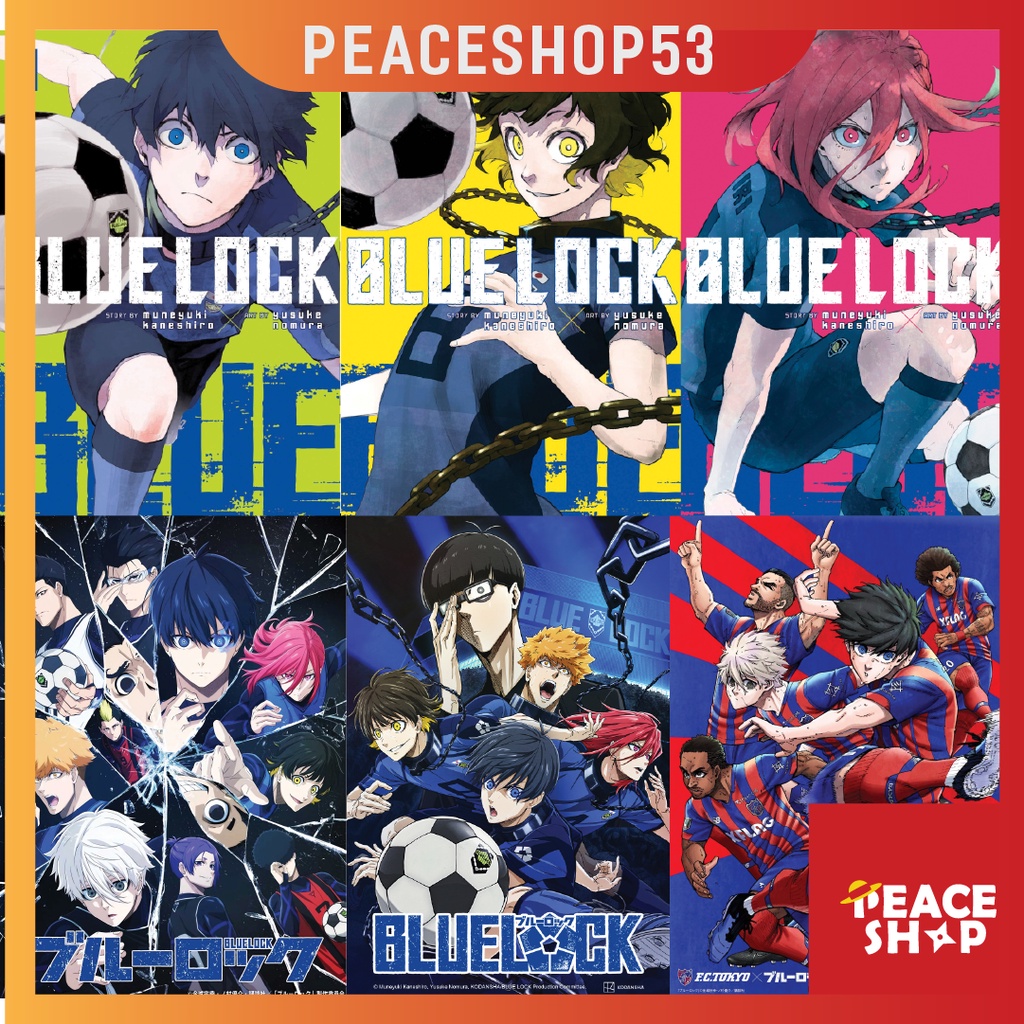 Poster Postcard 300gsm Anime Blue Lock GIẤY DECAL Tranh Dán Tường Anime ...