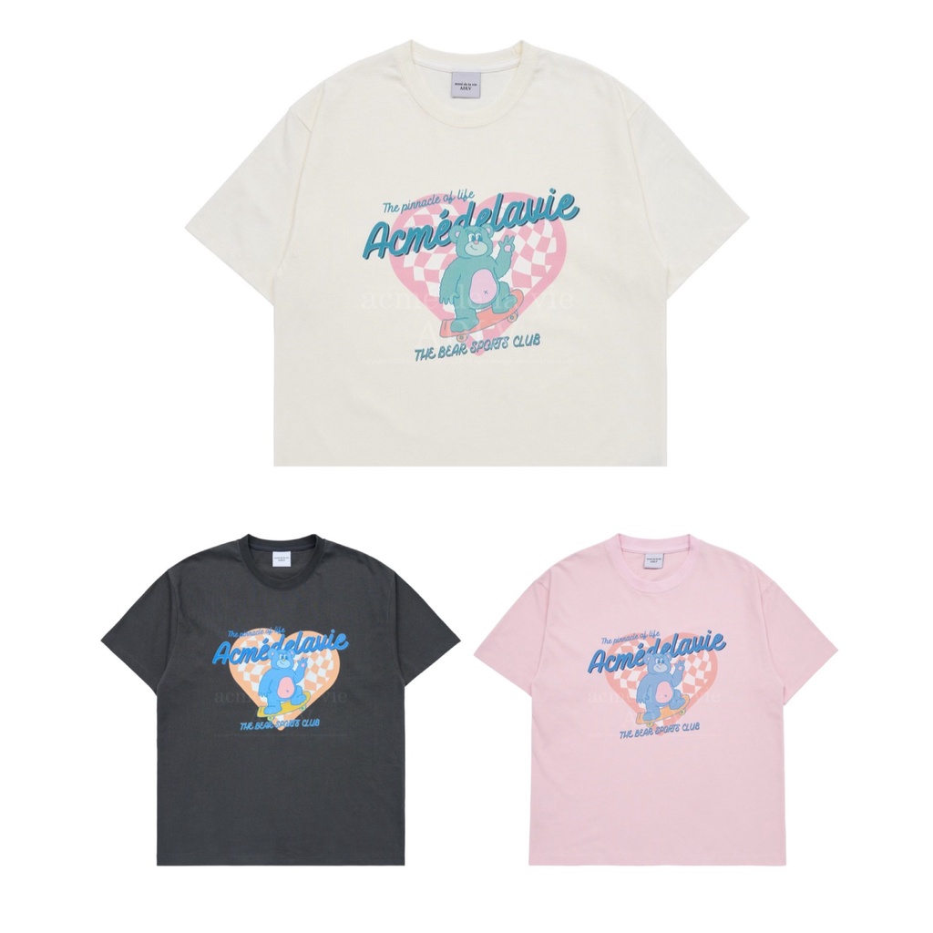 [ADLV CHÍNH HÃNG] Áo ADLV CHECKERBOARD HEART BEAR - AUTHENTIC 100% ...