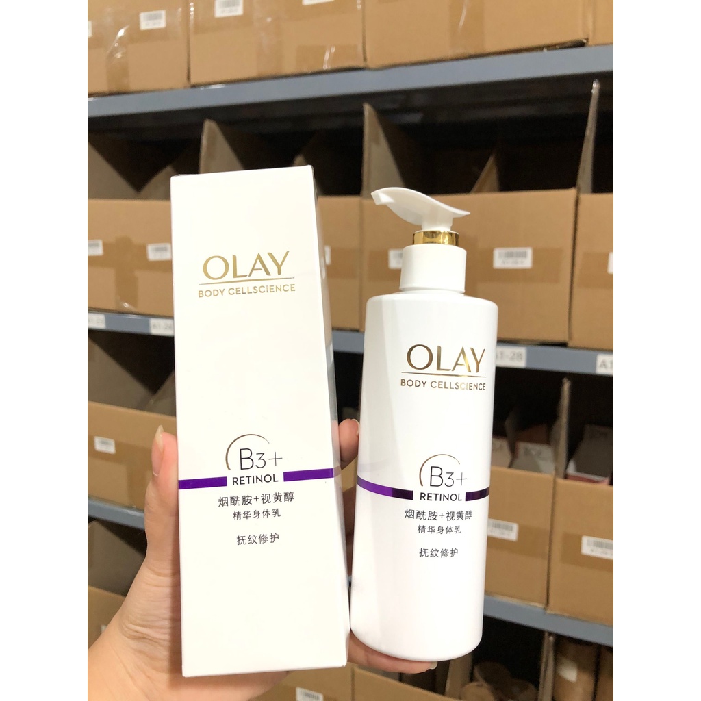 Sữa Dưỡng Thể Trắng Da OLAY Vitamin B3+ Retinol/Vitamin C Olay Bright ...
