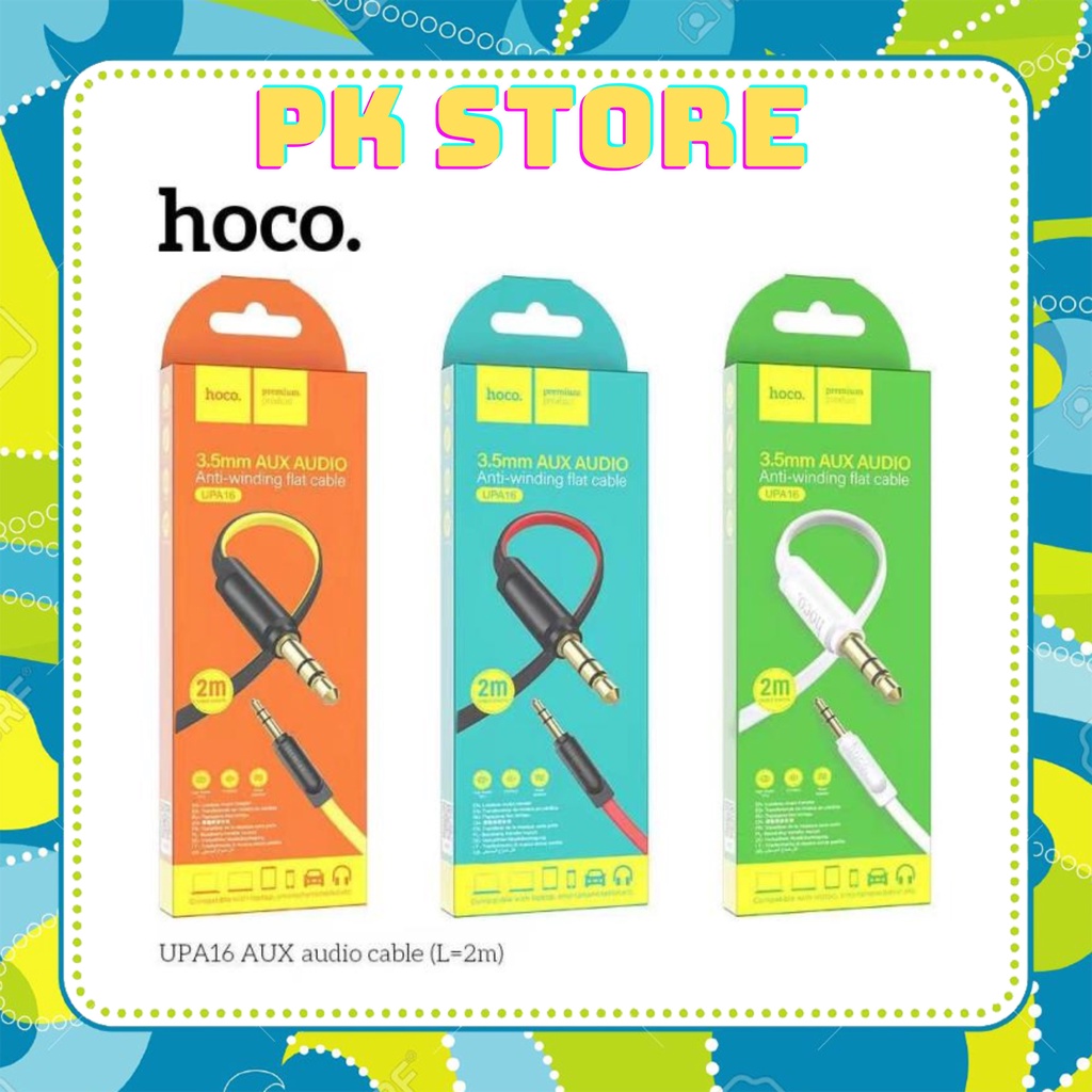 Cáp AUX 3.5mm AUDIO Hoco UPA16 1m 2m | Shopee Việt Nam