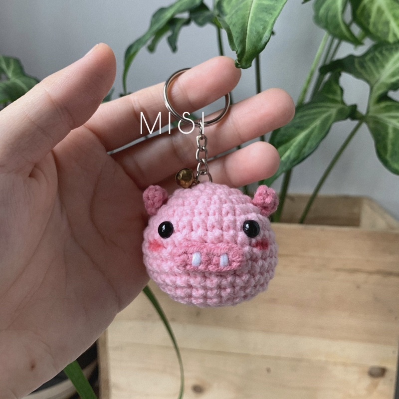 Móc khoá heo mini | Shopee Việt Nam
