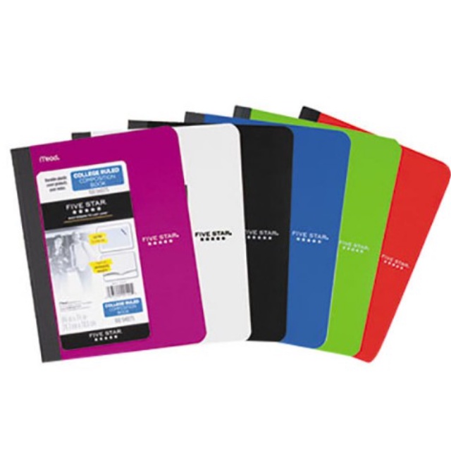 Five Star Mead Wide Ruled Composition Book | Shopee Việt Nam