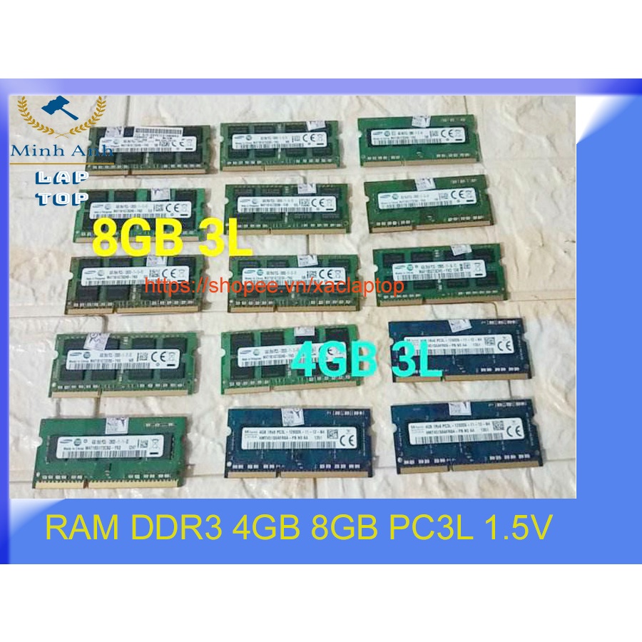 RAM DDR3 4GB 8GB PC3L 1.5V BUSS 12800S ( Ram Laptop ) | Shopee Việt Nam