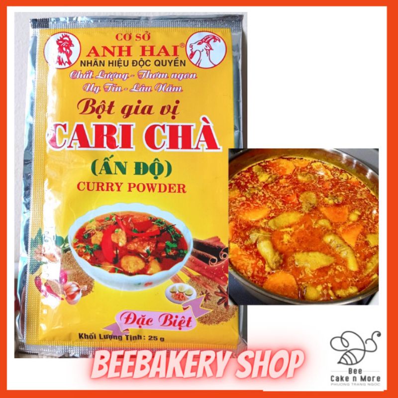 BỘT GIA VỊ CÀ RI CHÀ ẤN ĐỘ/ gia vị nấu cà ri (Curry Powder) hiệu ANH ...