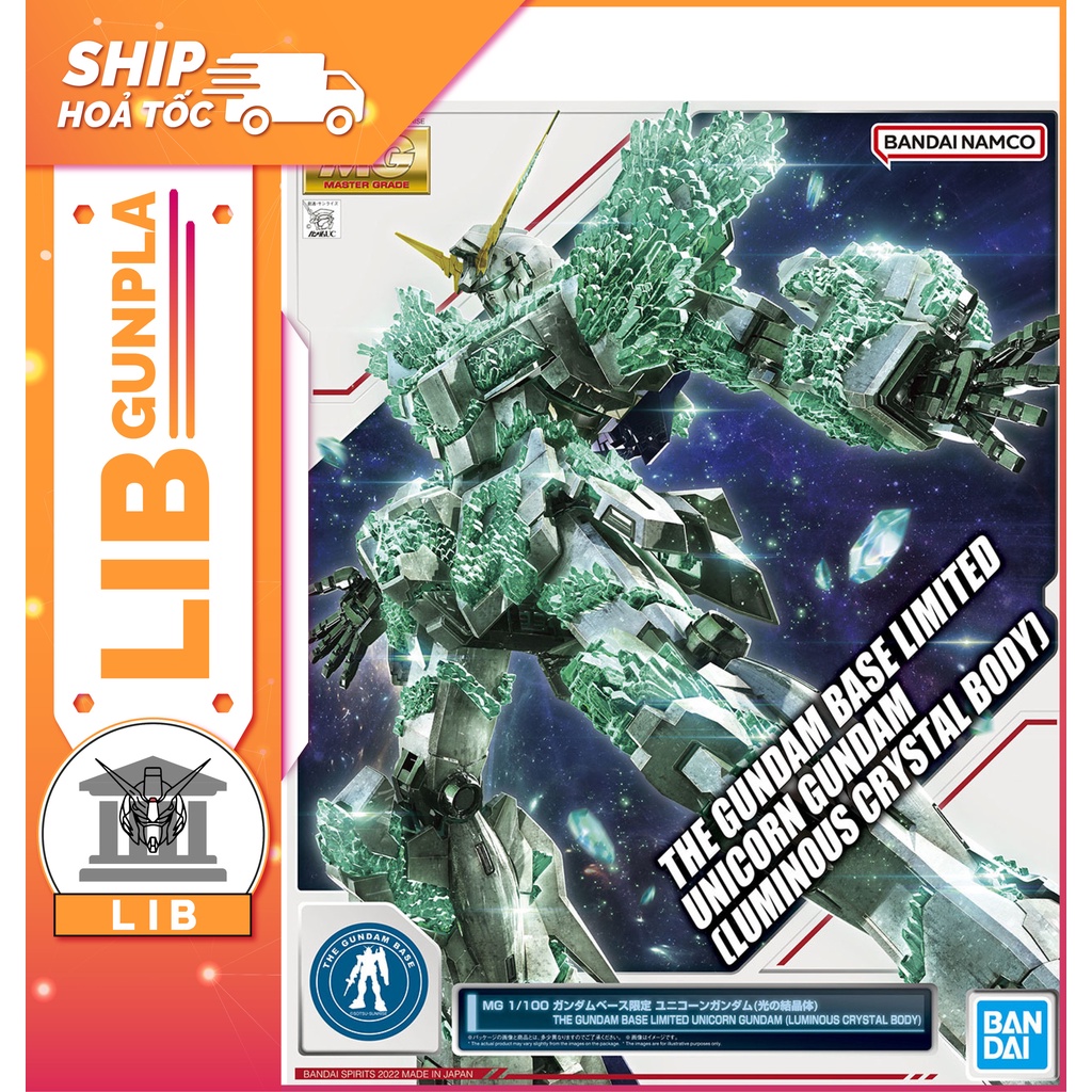 Mô hình Gundam MG UC 1/100 Unicorn Gundam Luminous Crystal Body (Gundam Base Limited) | Shopee ...