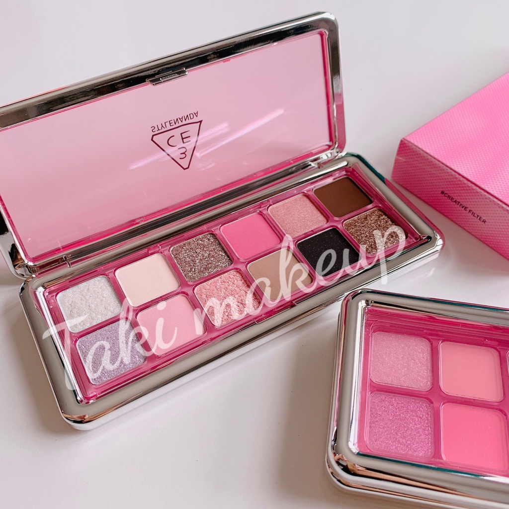 Màu Mắt 12 Ô 3ce New Take Eyeshadow Palette [Motion Frame- Raw Neutrals- Creative Filter-Cherry ...