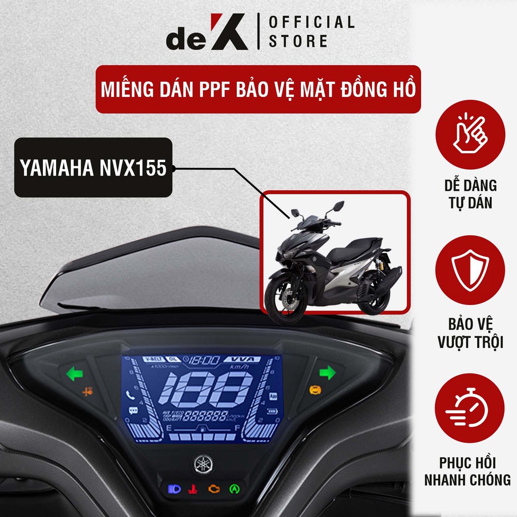 Dán xe Yammaha NVX 155 - V2 - 2021- 2025. Miếng dán xe PPF bảo vệ mặt ...