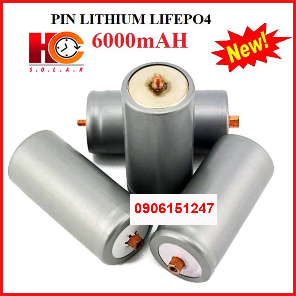 PIN SẮT LITHIUM PHOTPHAT DUNG LƯỢNG 6AH - Pin 32650 | Shopee Việt Nam