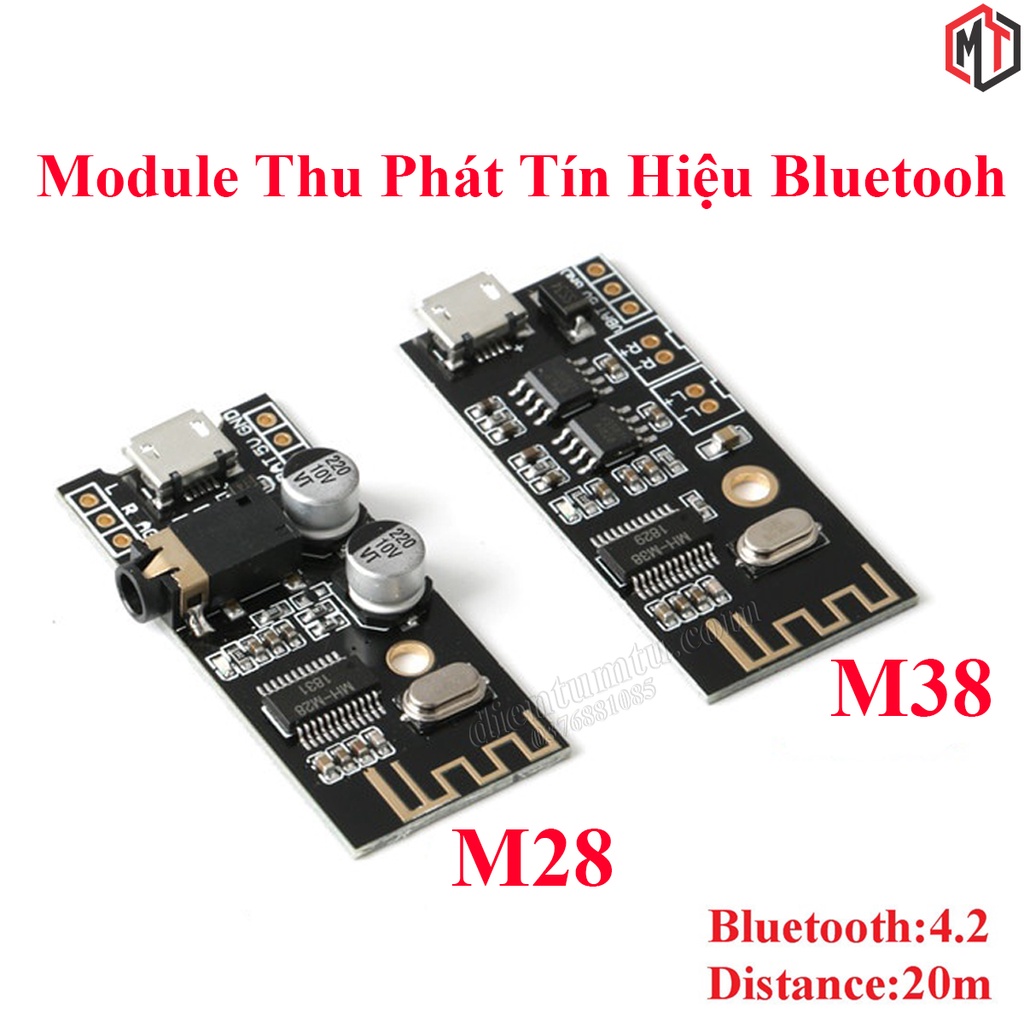 Mạch - Module Thu Phát Tín Hiệu Bluetooh 4.2 MH-M28 - MH-M38, DIY Loa ...