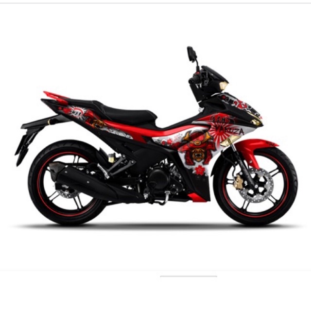Tem trùm Exciter 155 VVA đỏ đen, tem trùm ex 155 đỏ | Shopee Việt Nam