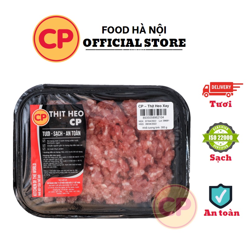 Thịt heo xay CP 300g - Hàng mới mỗi ngày - Tiện lợi, dinh dưỡng [HN ...