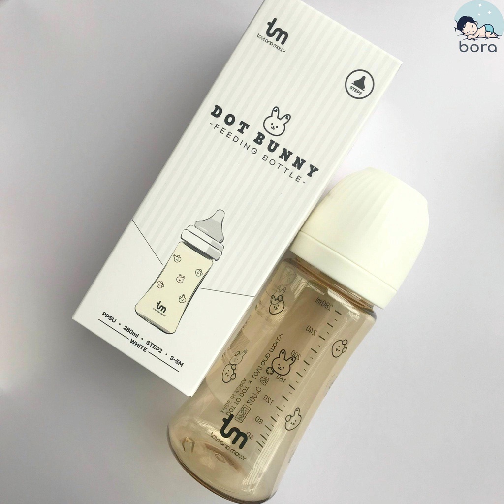 Bình sữa Tovi And Molly DOT RAMI Hàn Quốc 180ml/ 280ml [Cam kết chính hãng] | Shopee Việt Nam