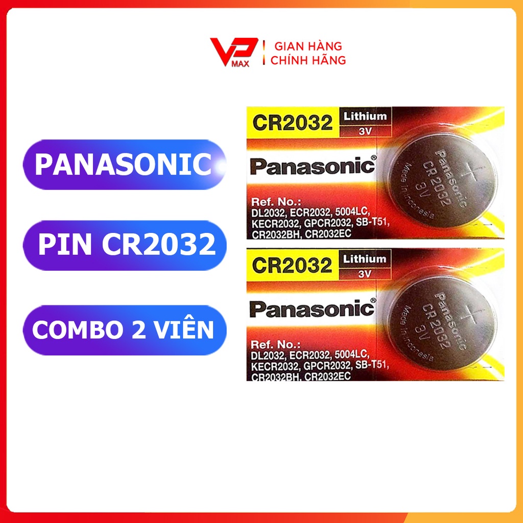 Pin 3V Panasonic CR2032 CR2025 Pin chìa khóa Smartkey cho xe Honda Sh ...