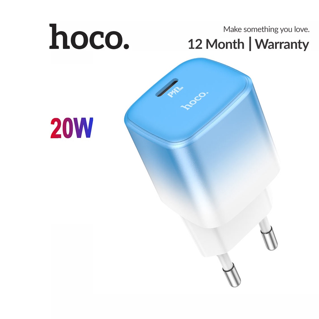 Củ sạc Hoco C101A sạc nhanh 3A/PD20W chân tròn 1 cổng Type-C | Shopee ...