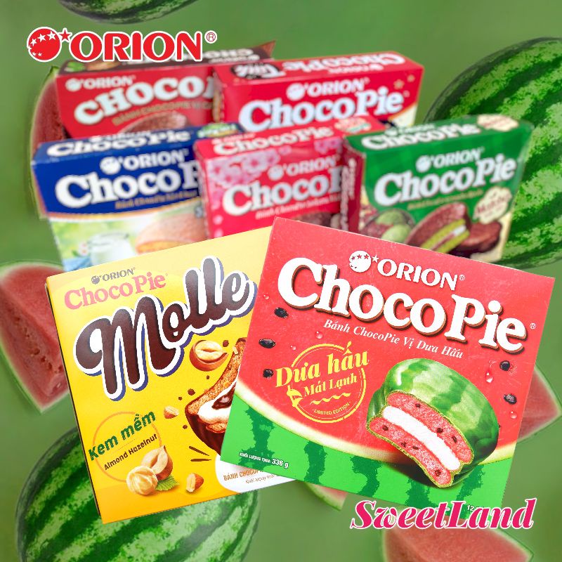 Bánh Orion Chocopie hộp 12 bánh có đủ vị | Shopee Việt Nam
