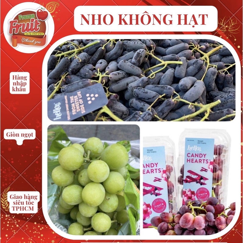 NHO ĐEN ÚC ngọt lịm không hạt (Trái cây nhập khẩu Q3) | Shopee Việt Nam