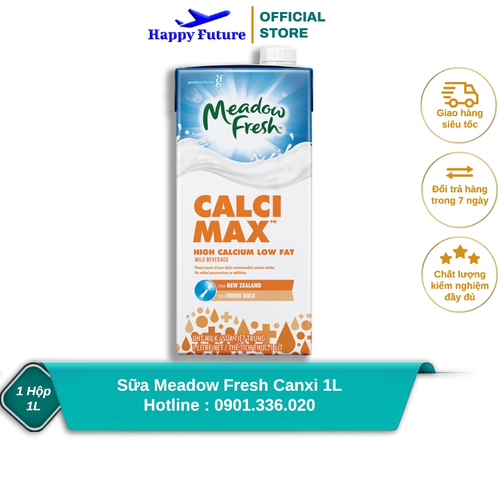 [1 Hộp] Sữa Tươi Meadow Fresh CANXI MAX 1L - Sữa Tươi Nhập Khẩu Úc ...