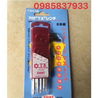 Bộ lục đầu sao 8 chiếc TXH-S8 Eight Nhật dễ dàng sử dụng chất lượng cao độ bền tốt bảo hành dài ...