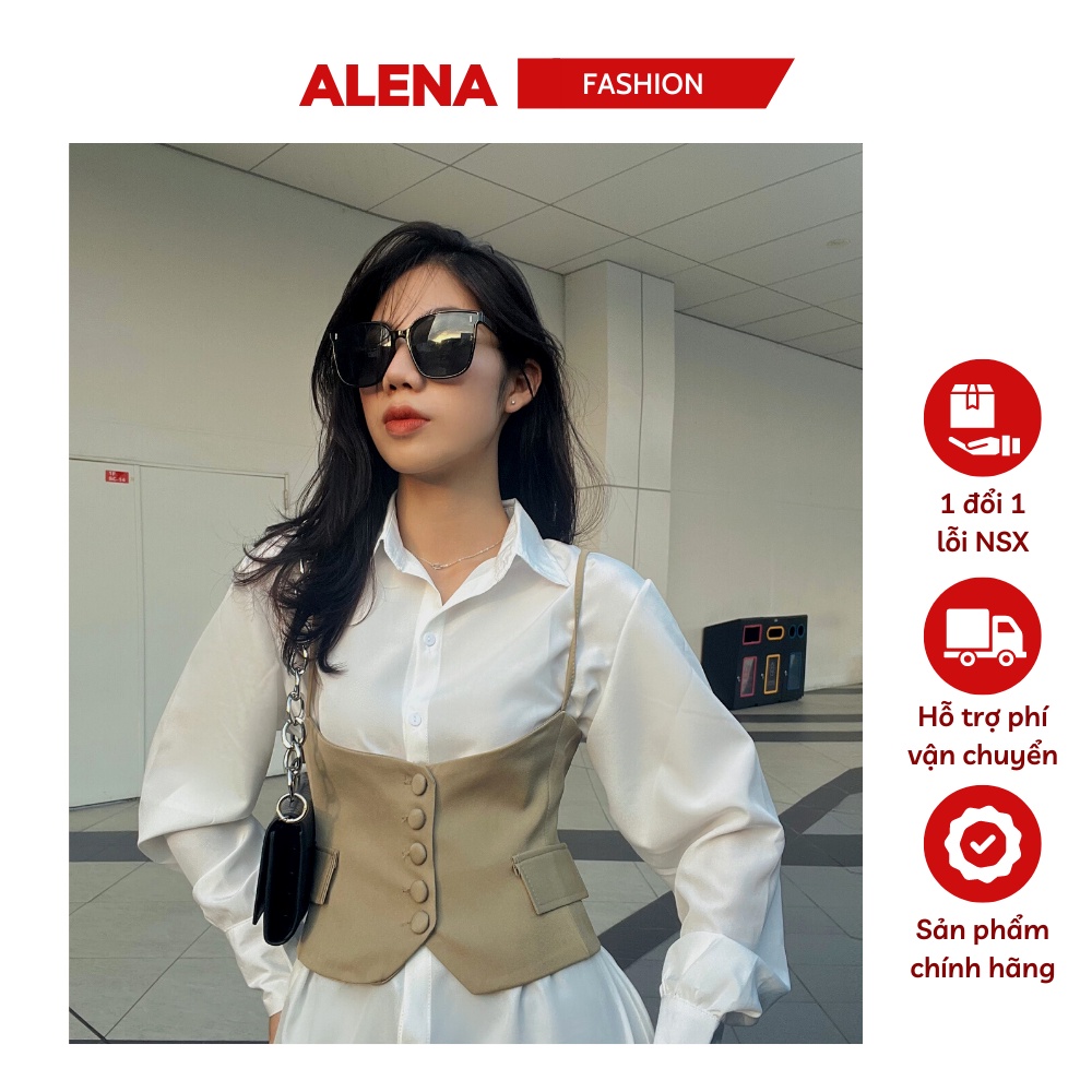 Áo gile nữ ALENA Fashion áo gile hai dây phong cách Hàn Quốc trẻ trung ...