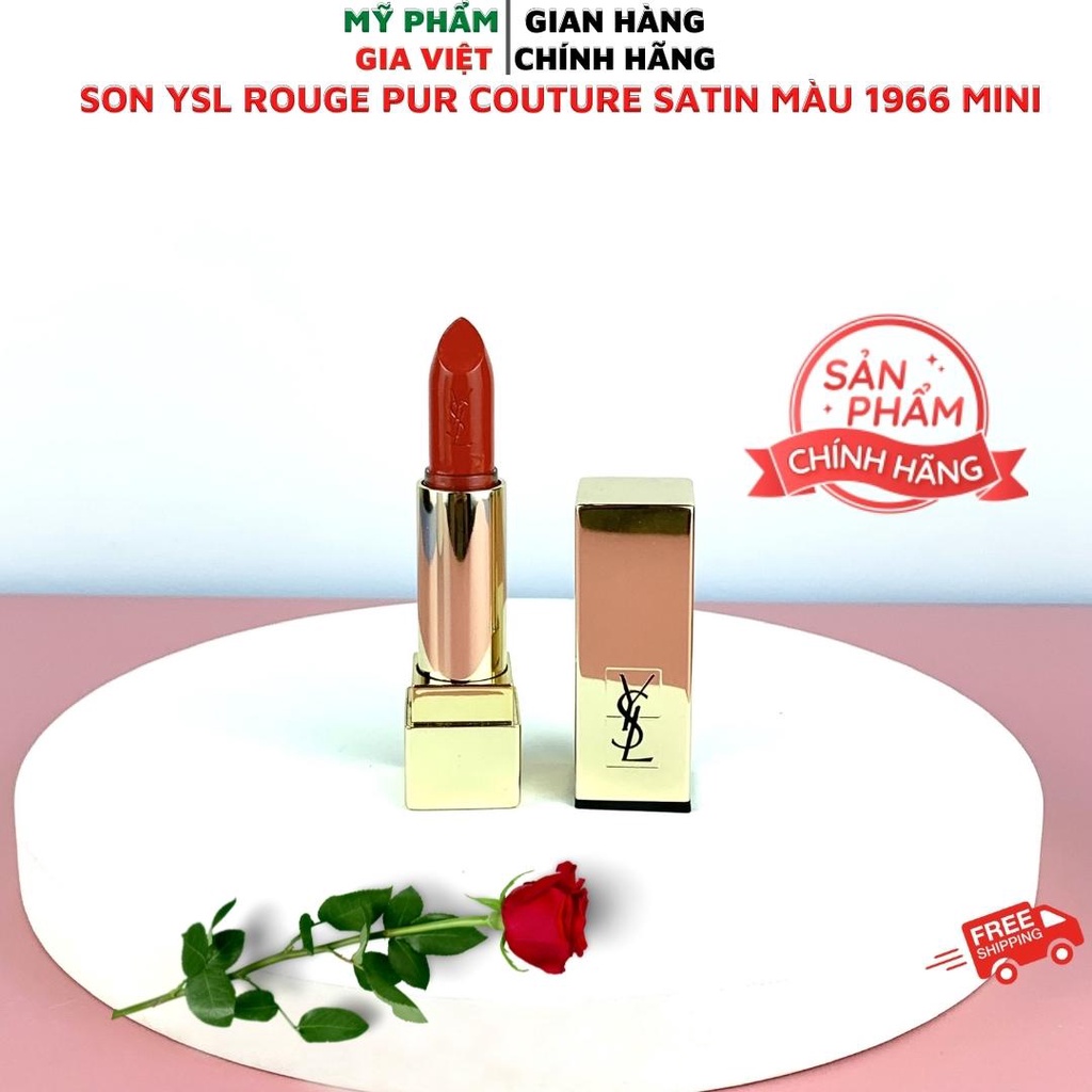 Son YSL Rouge Pur Couture Satin màu 1966 mini 1,5g | Shopee Việt Nam