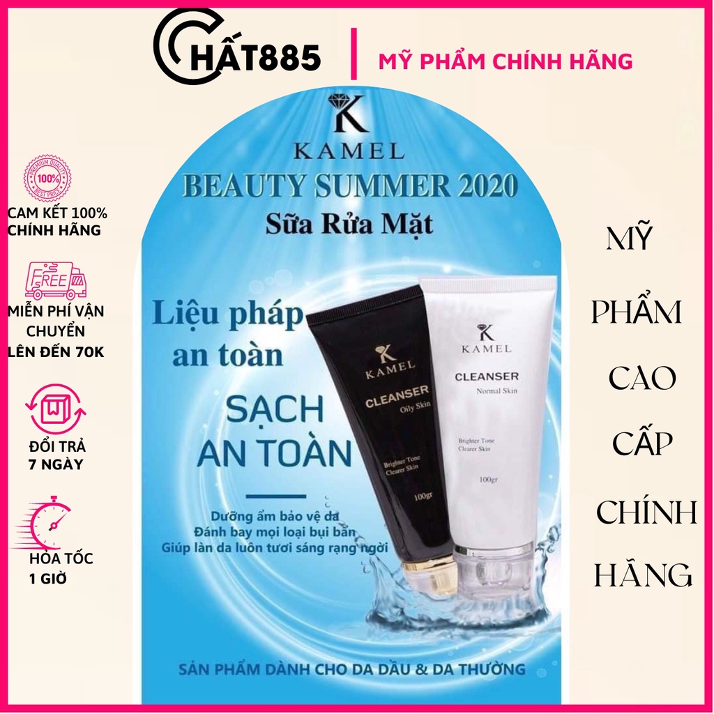 Sữa Rửa mặt dành cho da dầu mụn - da khô nhạy cảm - lam sạch sâu - se khít lỗ chân lông chính ...