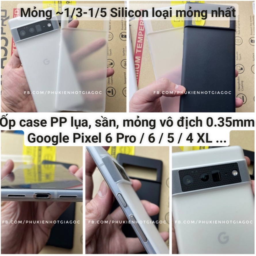 Ốp lưng lụa 0.35mm Google Pixel 9 Pro XL 8 7a 7 6 5 4a 5g 4 XL mỏng ...