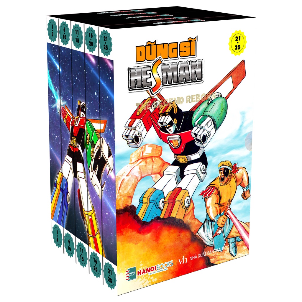 Sách-Dũng sĩ Hesman-Combo 1 gồm 5 Boxset(các tập từ 1 đến 25) | Shopee ...