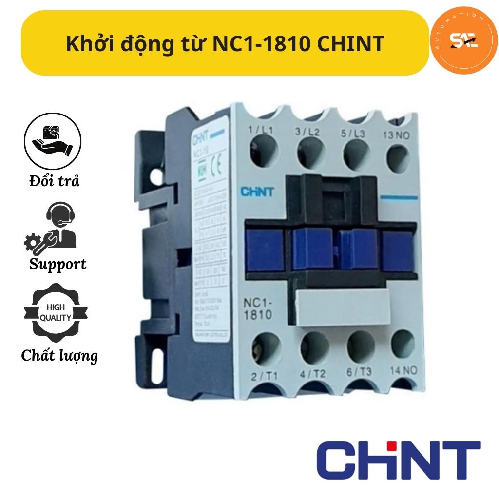 Khởi động từ 3P Chint NC1-1810, Contactor hàng chính hãng chịu tải lên ...